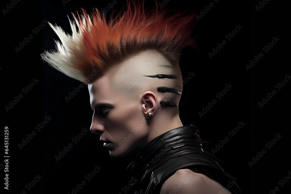 Mohawk - Popularized by the punk movement, a strip of hair running from ...