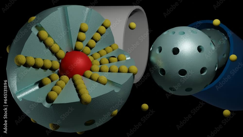 Slow motion mesoporous nanoparticles loading nanomedicines inside of ...