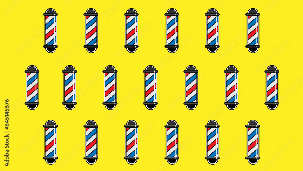 vector de barberia, patron de baberia, vector de barbero, peluqueria ...