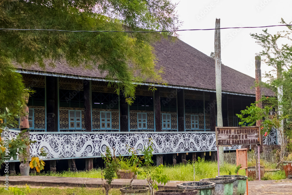 Dayak Experience Center Kutai Kartanegara, a Dayak tribal house with ...