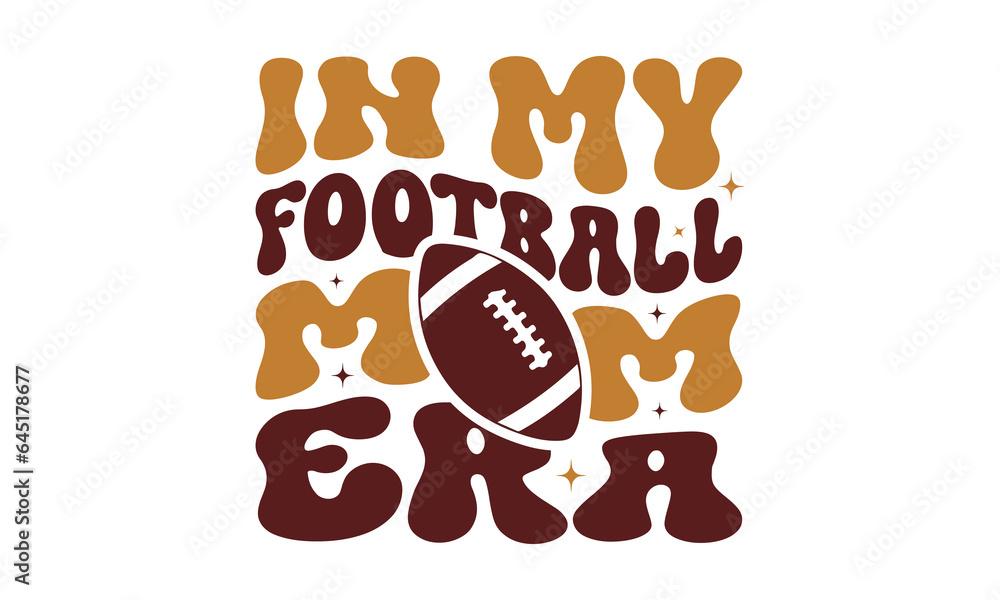 In my football mom era svg, Football SVG, Football T-shirt Design ...