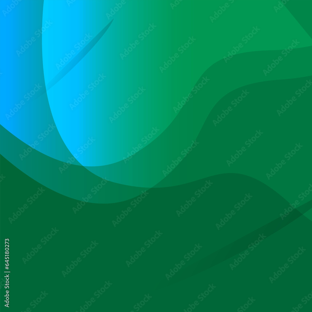 vector green curve background Stock Vector | Adobe Stock