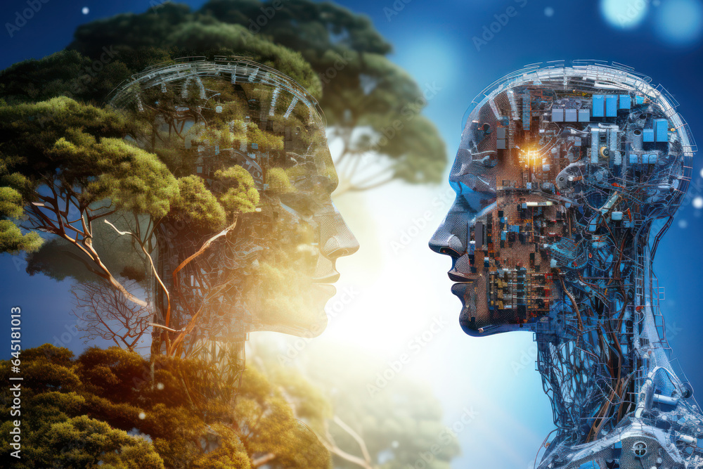 The concept of integrating AI technology for sustainability and greener ...