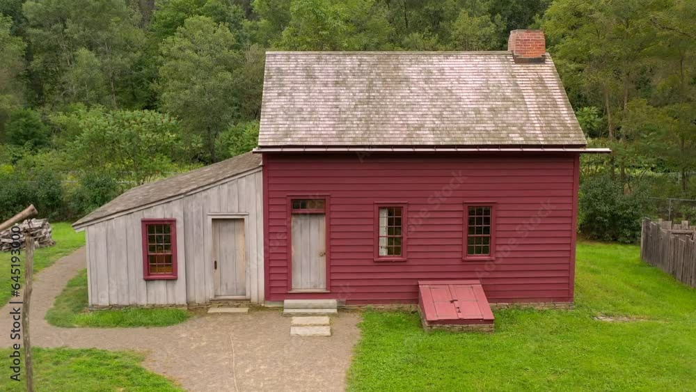 Historic restoration of the home of Joseph and Emma Smith in early 1828 ...