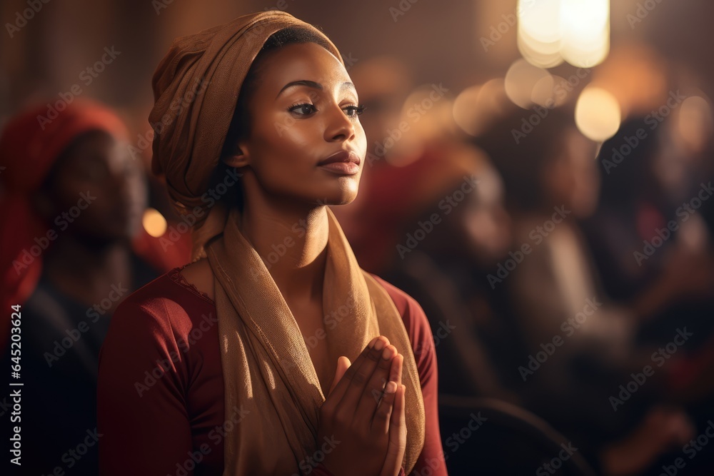 Silent Prayer During a Community Festival - Prayer Hands - Faith and ...