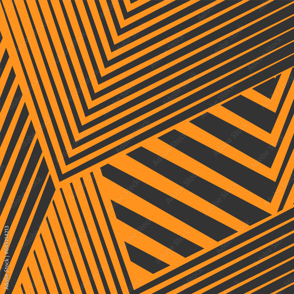 Abstract background with parallel broken lines. Illustration for the ...