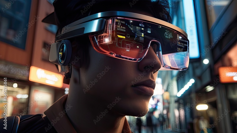 GPS-enabled smart glasses that overlay real-time navigation onto your ...