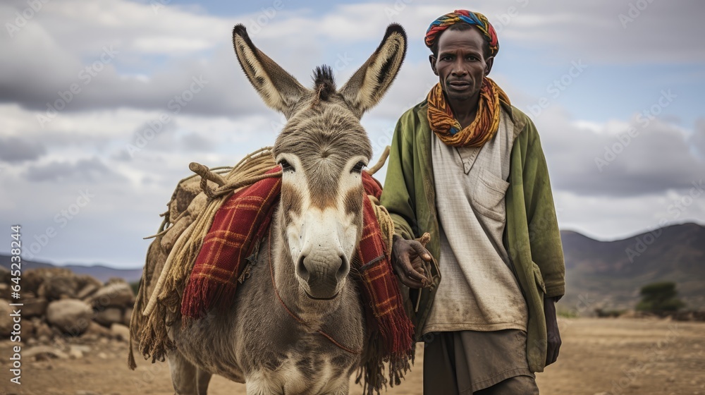 Donkeys Across Cultures. Great for travel publications. A breathtaking ...