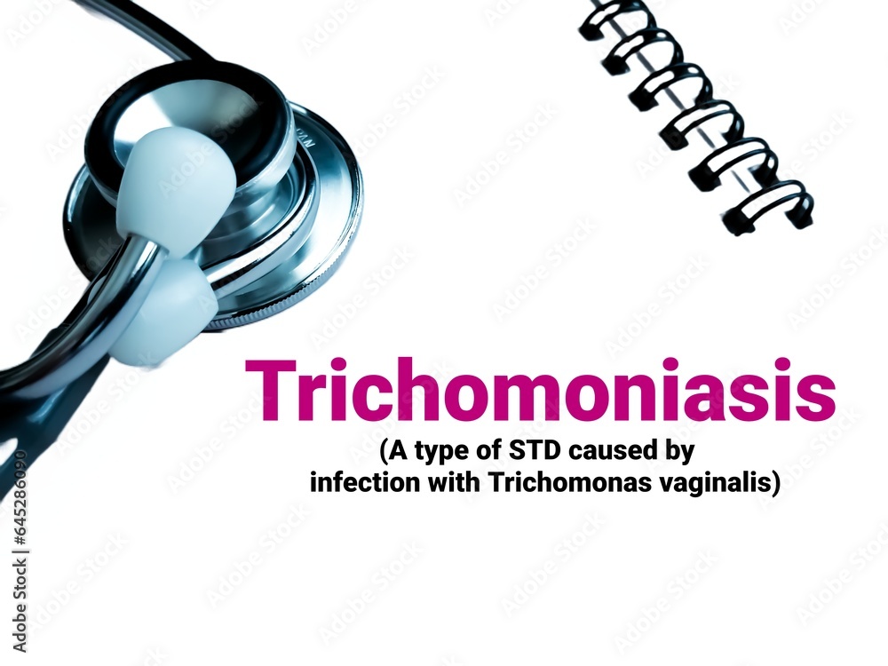 Trichomoniasis, a type of STDs caused by Trichomonas vaginalis, medical ...