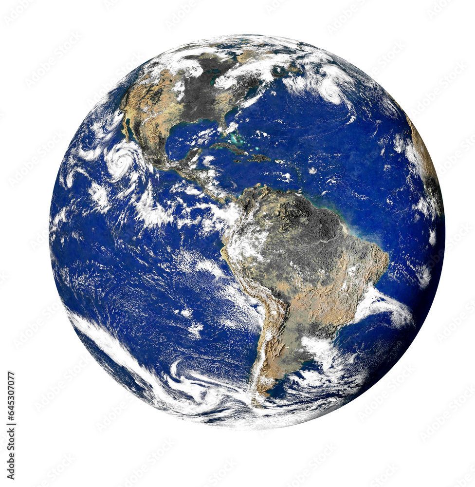 Arid planet with no forest, no green space on transparent background ...