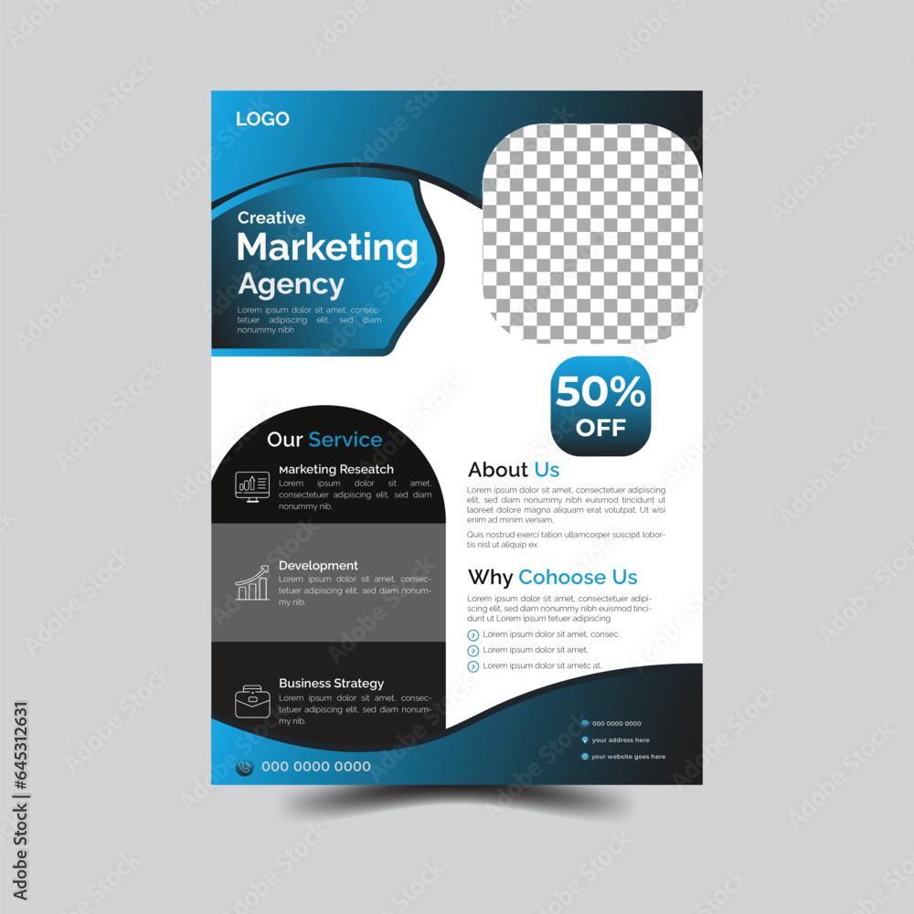 Brochure vector design for business flyer, maintain good quality and ...
