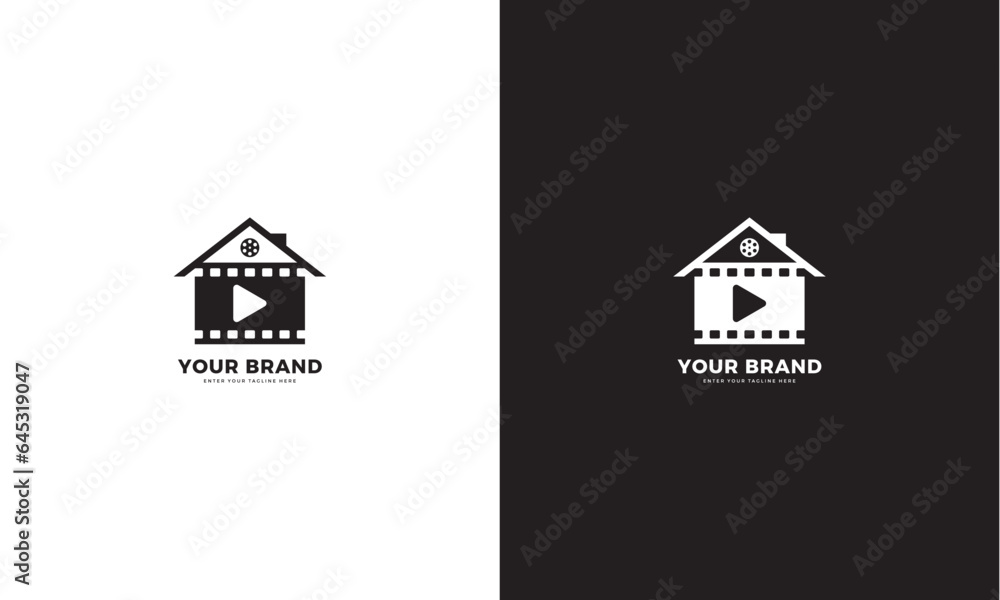 production house logo, vector graphic design Stock Vector | Adobe Stock