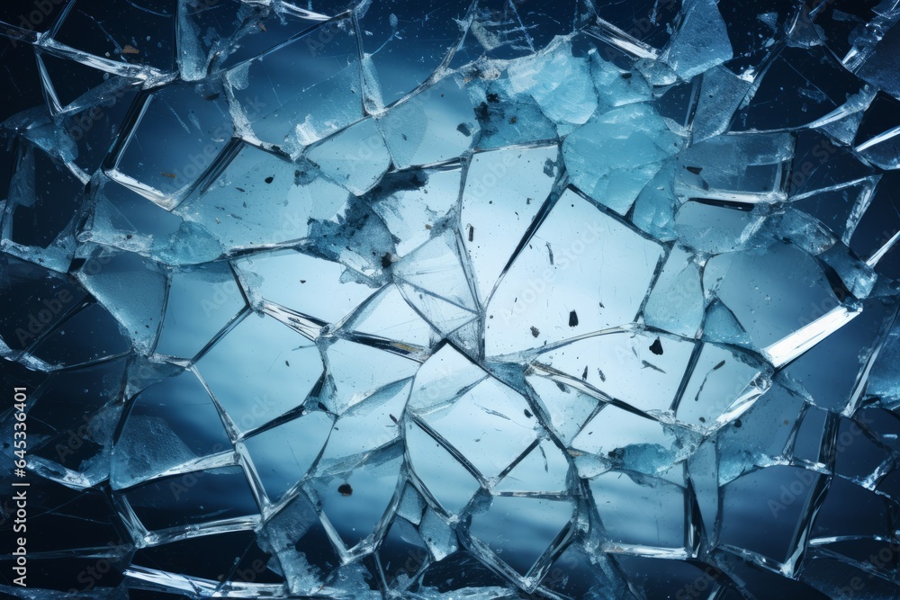 Cracked shards of glass background, smash Stock Photo | Adobe Stock
