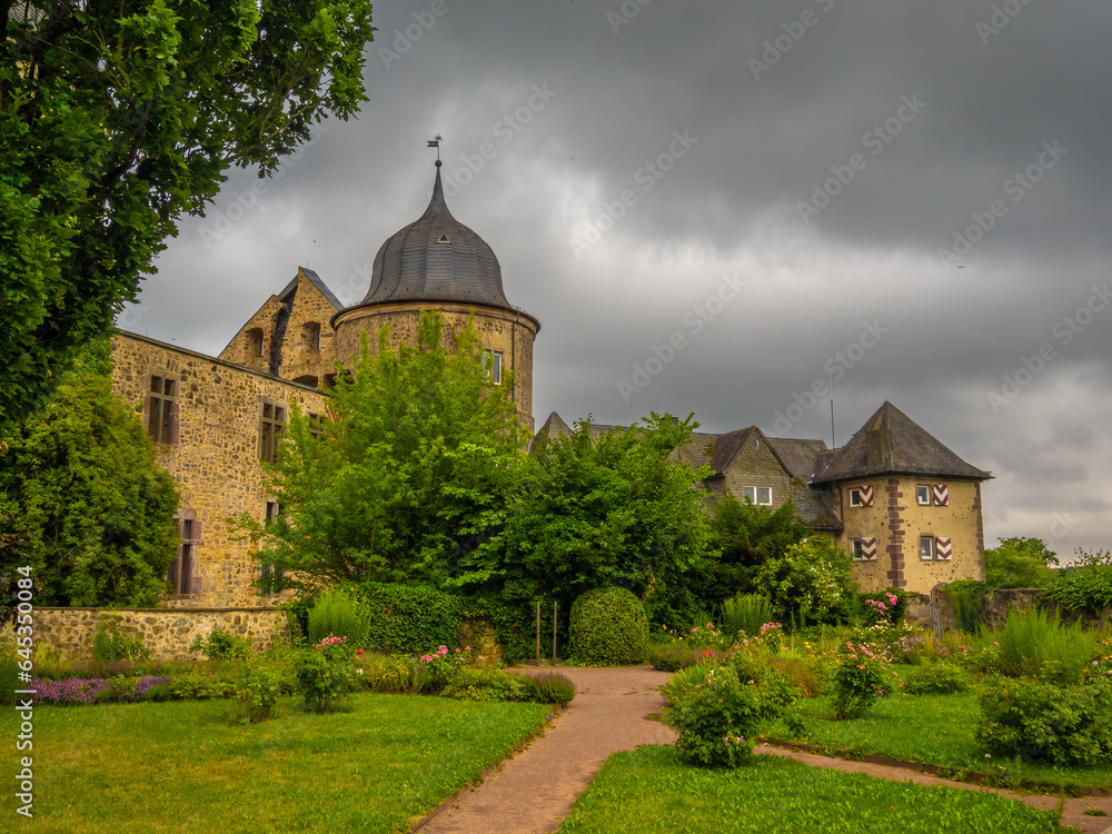 Ruins of the Sababurg Castle, Kassel county, Hessen, German Fairy Tale ...