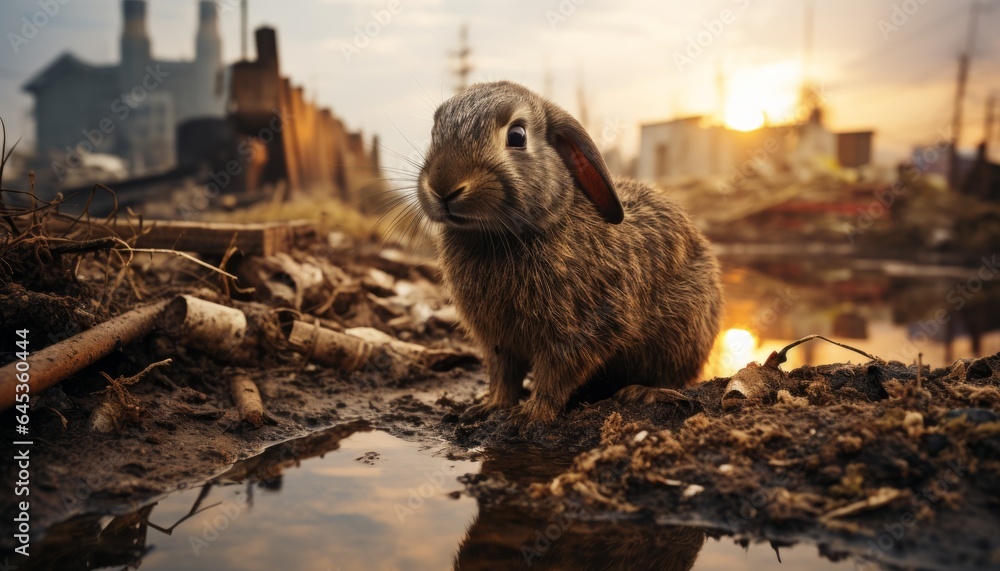Ecological pollution of the environment by garbage waste and landfills ...