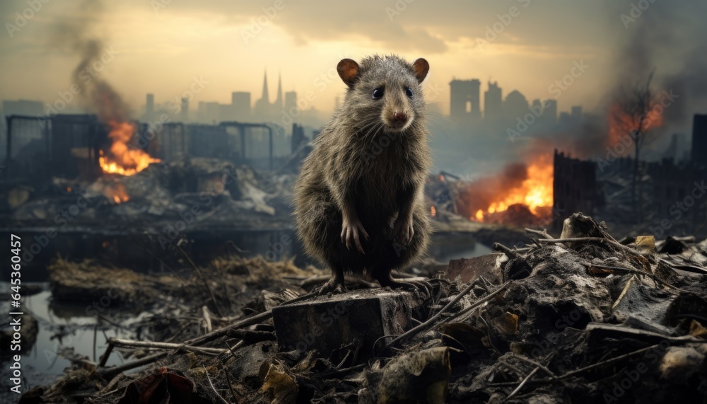 Ecological pollution of the environment by garbage waste and landfills ...