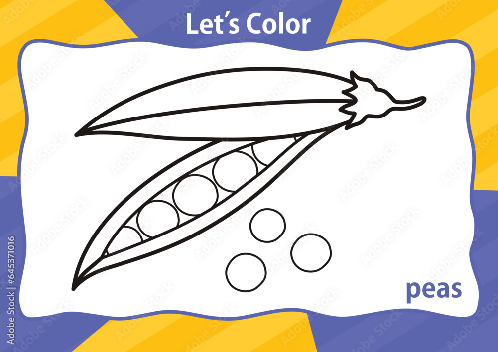 Coloring pages for kids. Vector illustration. Kindergarten children ...