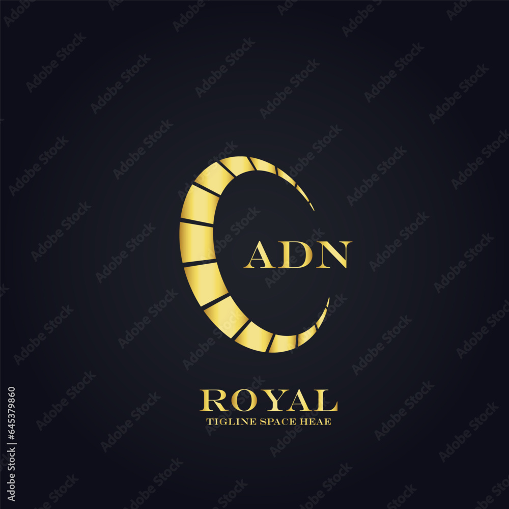 ADN Logo Design, Inspiration for a Unique Identity. Modern Elegance and Creative Design. ADN ...