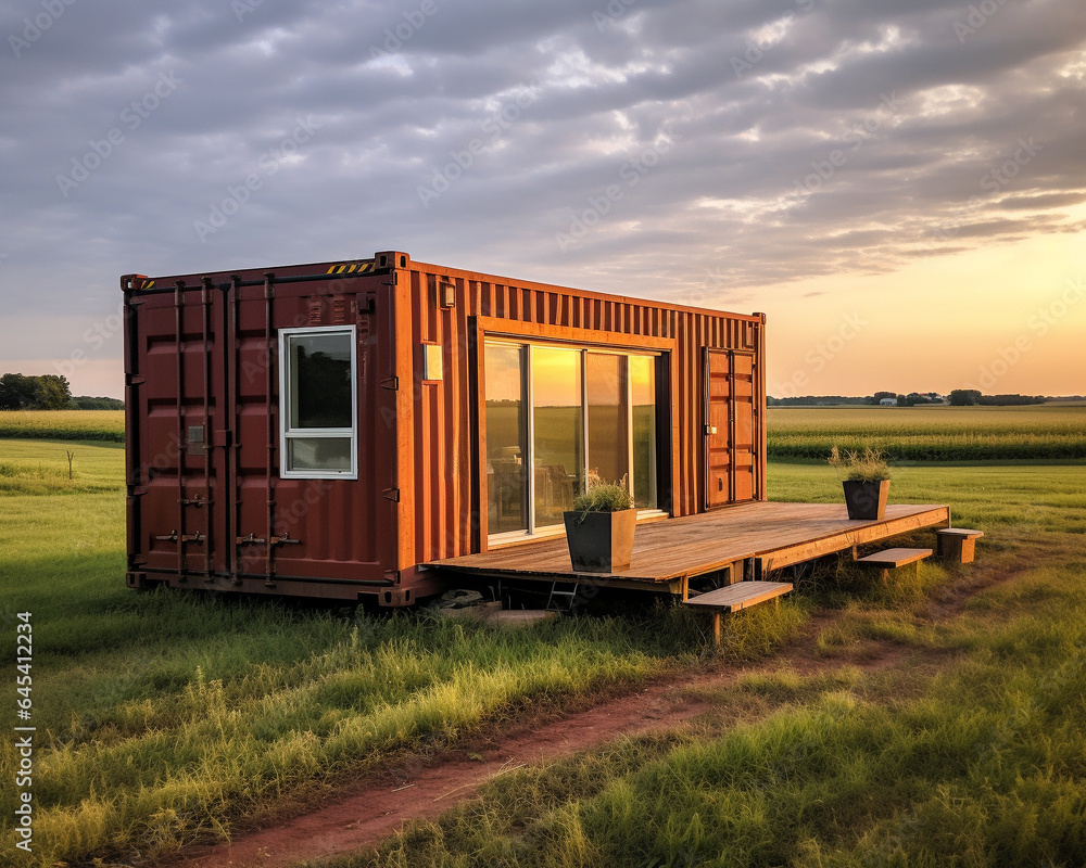 shipping container ADU (accessory dwelling unit), aka tiny home or in ...