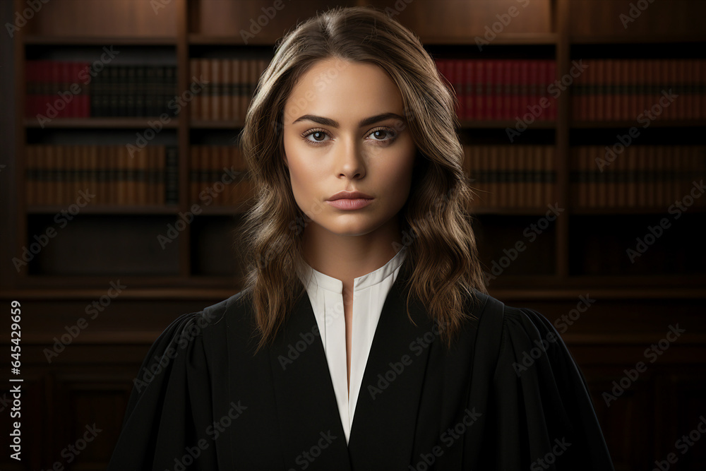 Generative AI photography of a smiling beautiful professional confident ...