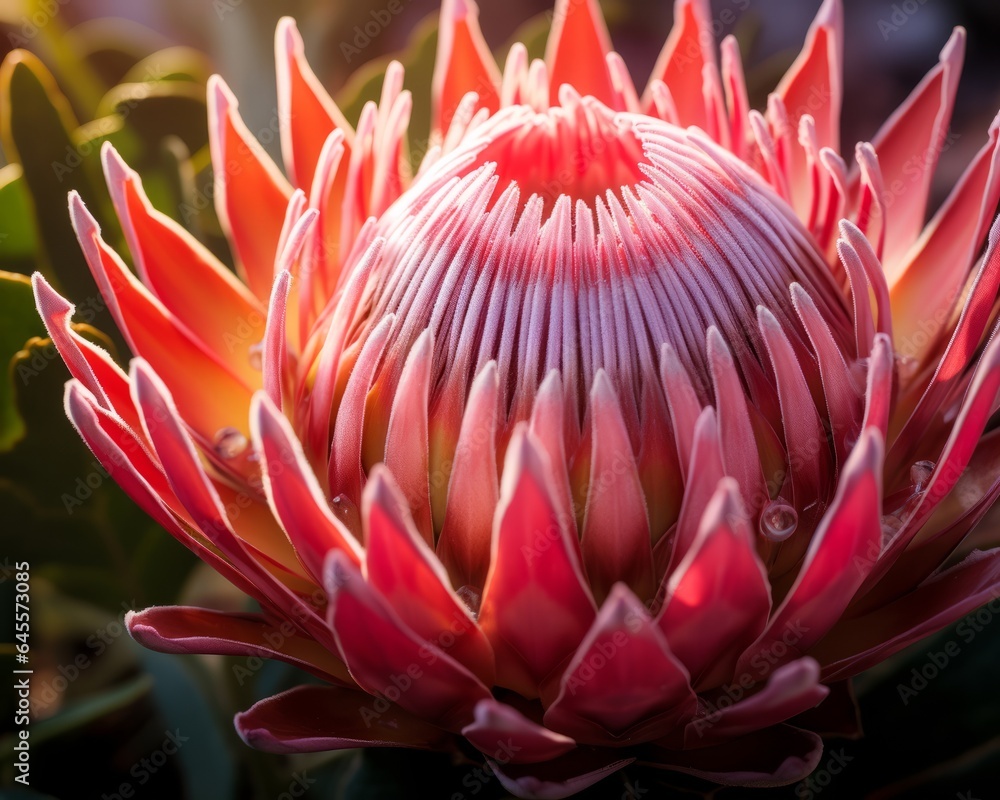 Macro Close Up photograph of Pink and Red Flower, Native Desert flower ...