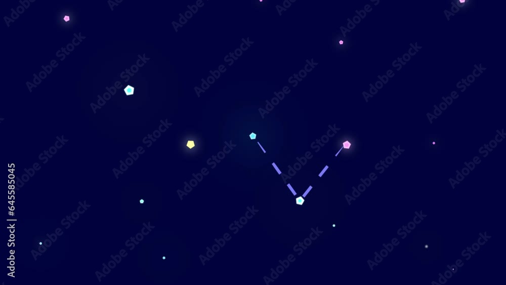 cassiopeia constellation. Lady in the chair twinkling in the night sky ...