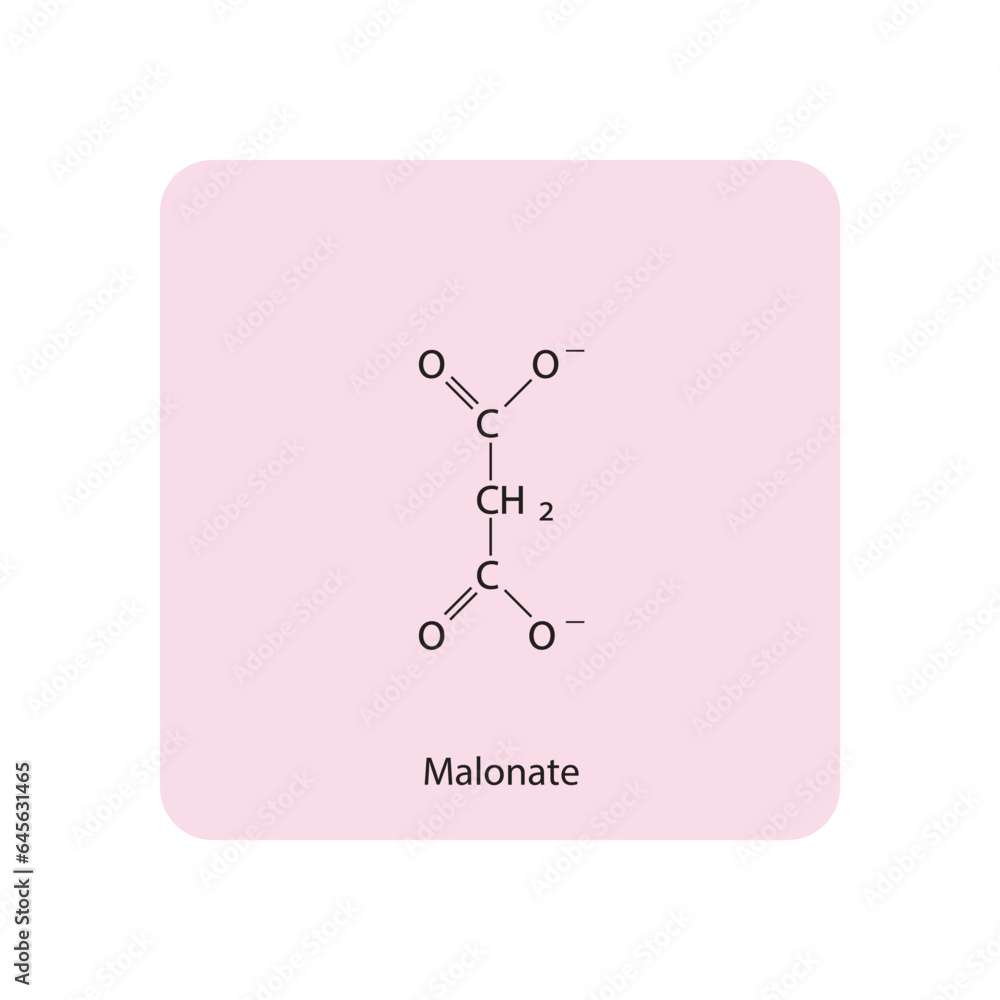 Malonate Dicarboxylic Acid competitive inhibitor of enzymes involved in ...
