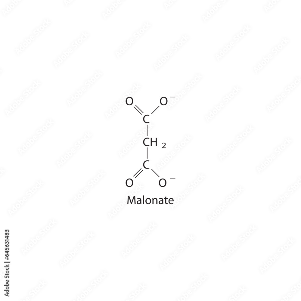 Malonate Dicarboxylic Acid competitive inhibitor of enzymes involved in ...