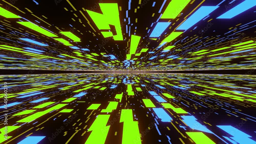 Seamless loop abstract light streaks effect animation. twisted light ...