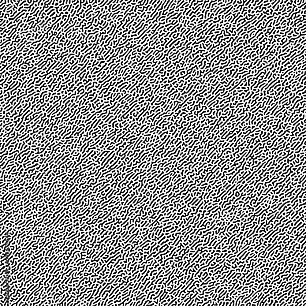 Turing reaction diffusion monochrome seamless pattern made via ...