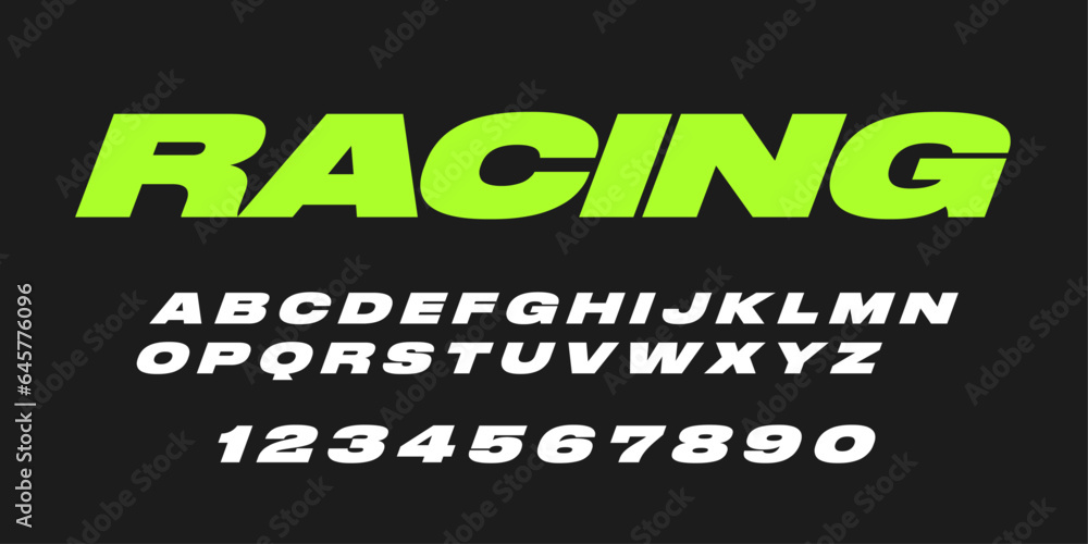 Racing lettering vector graphic apparel clothing prints eps svg png ...
