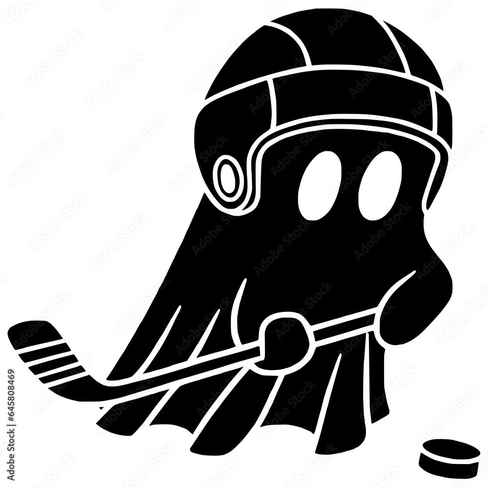 hockey icon goalie logo team background monster illustration kids ...