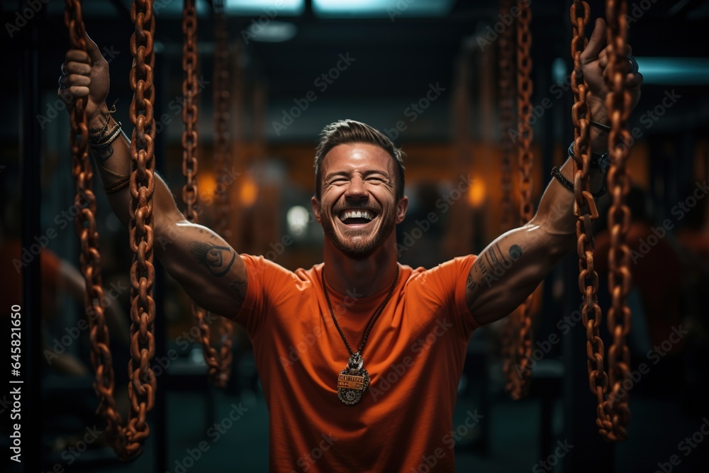 Fitness bodybuilding sports, beautiful muscular relief body, fitness ...