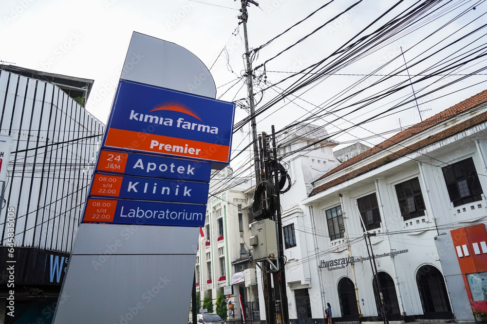 Indonesia, Jakarta, August 12, 2023, kimia farma apotek pharmacy ...