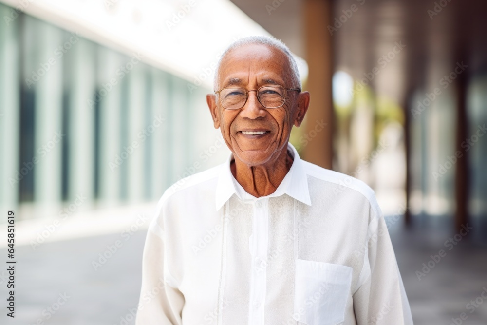Lifestyle portrait photography of a Colombian man in his 90s wearing a ...