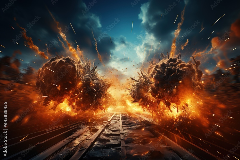 Athletics (Track and Field): Sprinters explode off the starting blocks ...