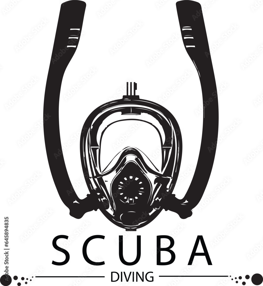 Scuba Diving Logo - Underwater Adventure Illustration, Discover the ...