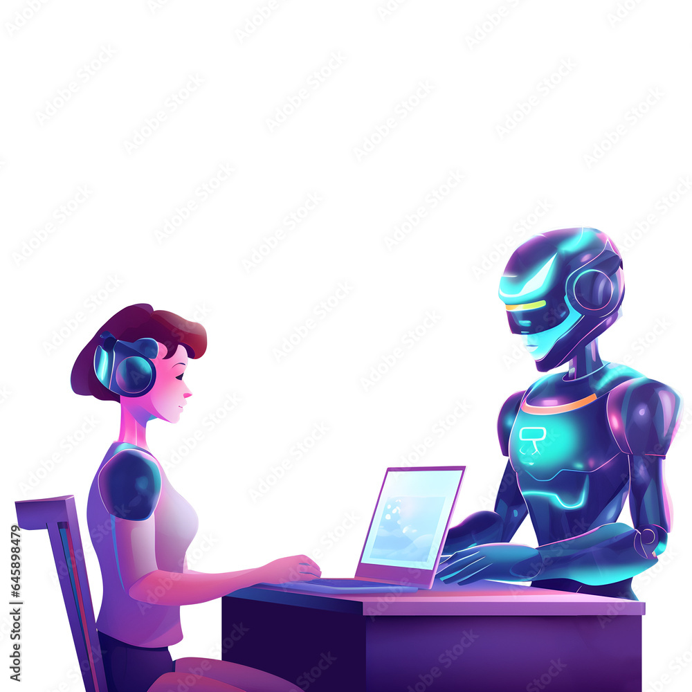 Robot model, Robot, Cartoon, AI. Artificial intelligence, Supercomputer ...