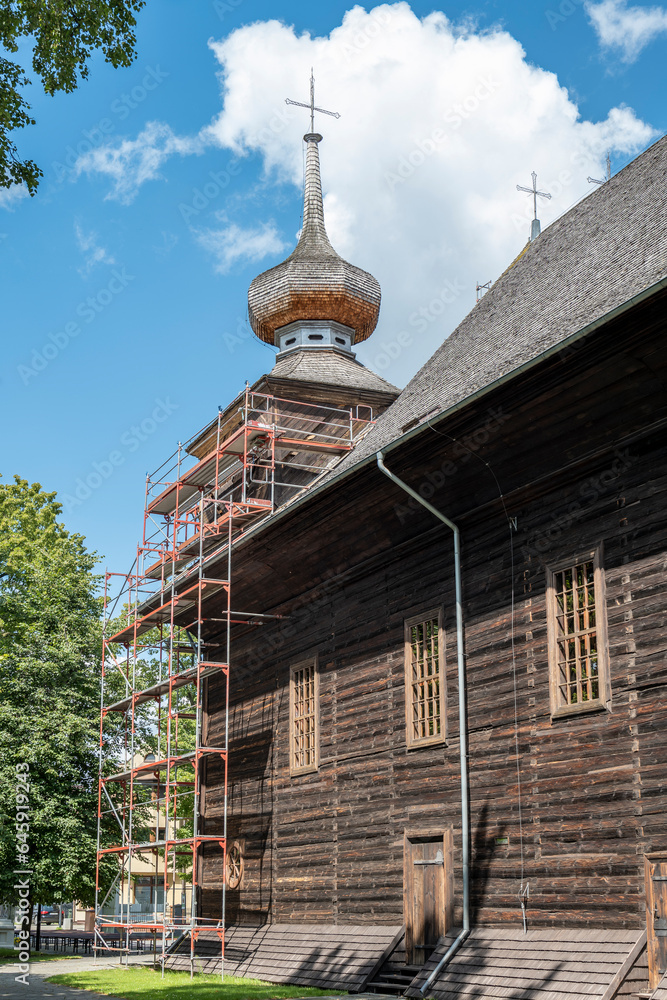 Parish Church of St. Annunciation of the Blessed Virgin Mary. Wooden ...