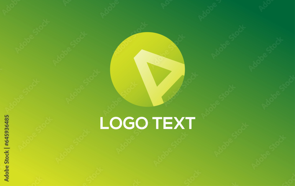 3D logo design, lettering logo, letter mark logo, gradient letter mark ...
