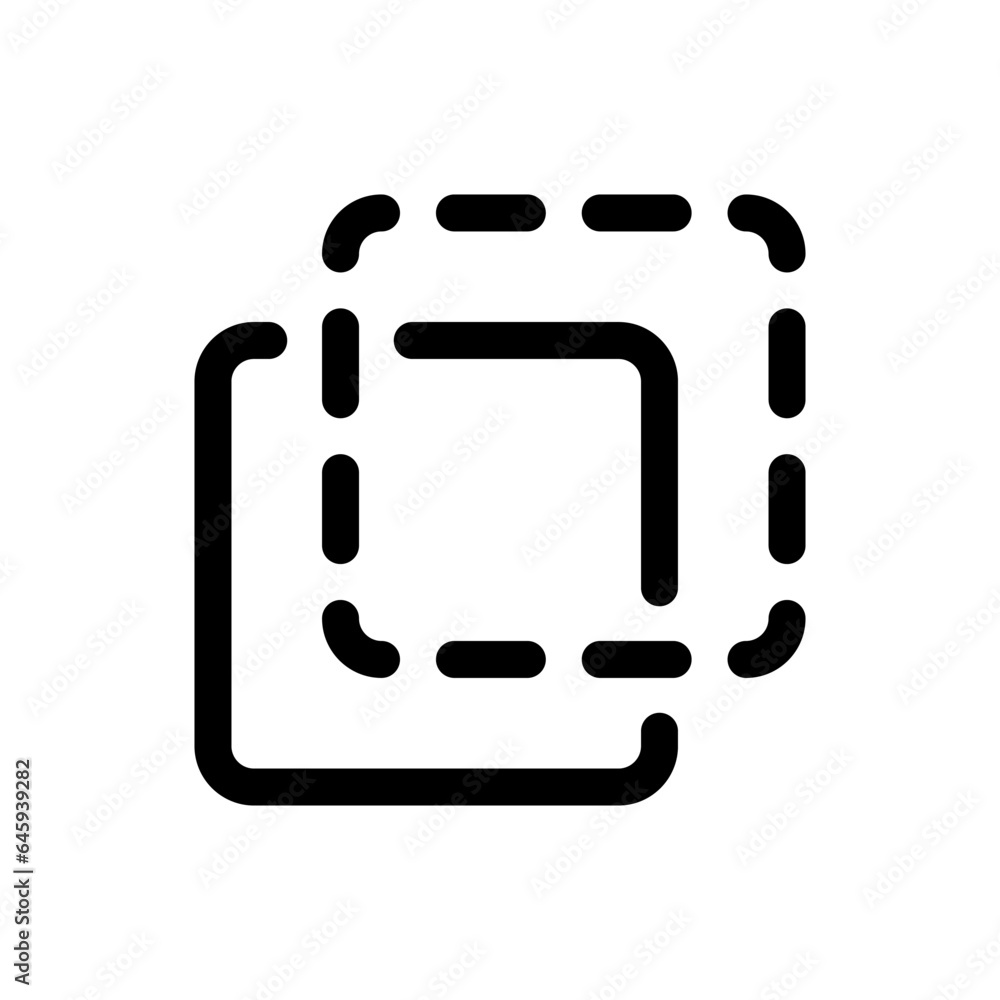 Transparency icon in trendy flat style isolated on white background ...