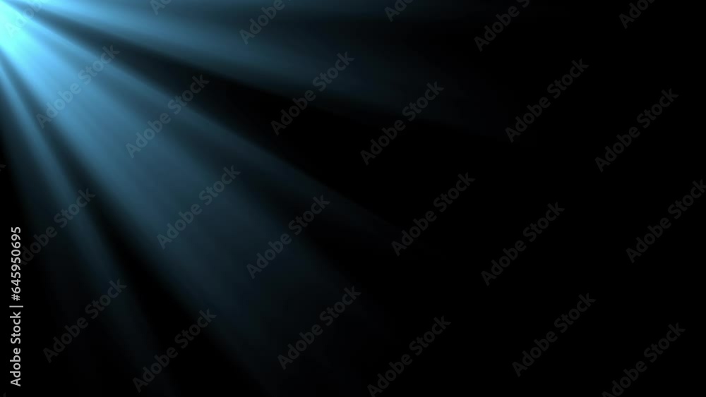 Moving Light Rays, Optical Lens Flare Effect, Glowing Corner Light Leak ...