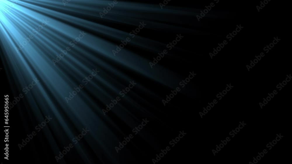 Moving Light Rays, Optical Lens Flare Effect, Glowing Corner Light Leak ...