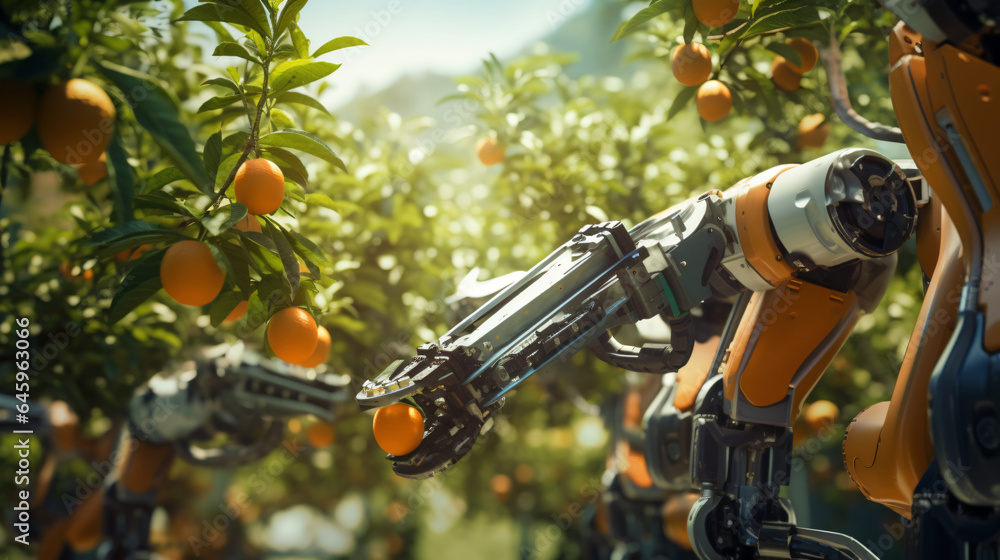 Robotic Fruit Picking: Machines equipped with AI technology carefully ...