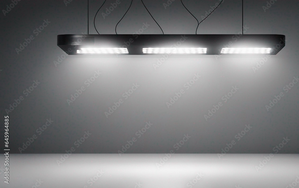 Light background image in gray tones with minimalist design of lights ...
