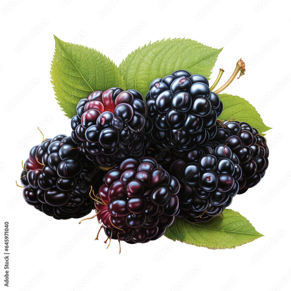 Blackberry . Clipart PNG image . Transparent background . Cartoon ...