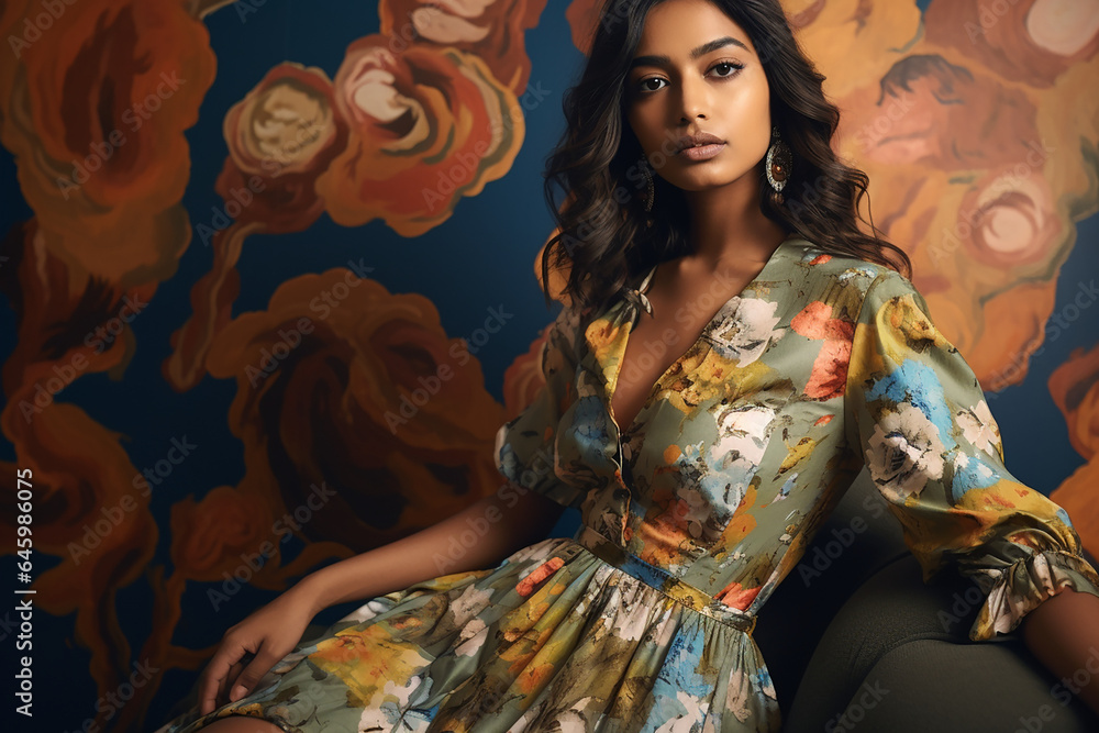 Indian Woman's Portrait, Indian Female Model, Indian Model, Beautiful ...