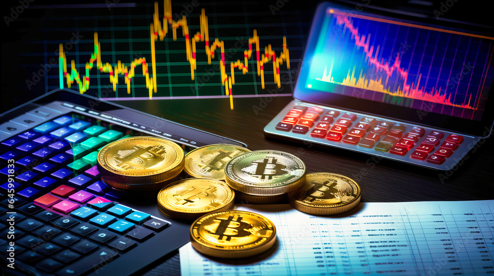 Cryptocurrency Analysis, Assessing Coin Value with Modern Charts Stock ...