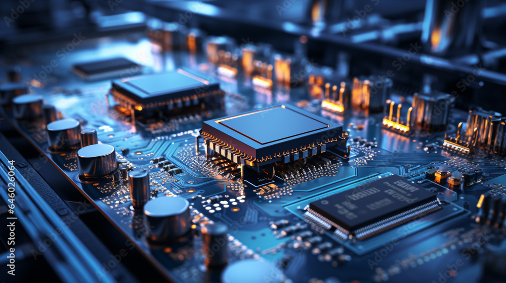 Deep within a chip fabrication plant, we behold a magnified glimpse of ...