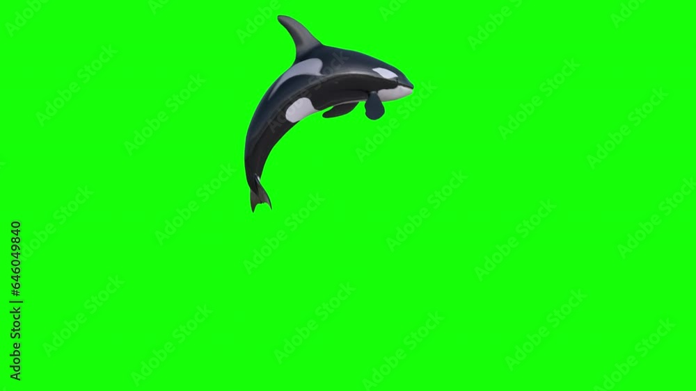 Killer Whale Orca Jump Pack includes 4 jumps, shot at different camera ...